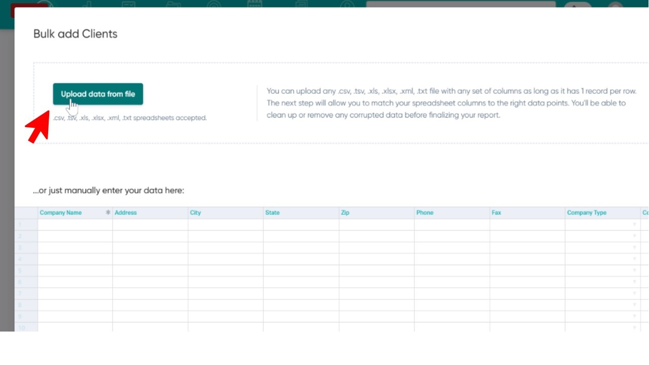 Import Bulk Data Feature Import Bulk Data Feature
